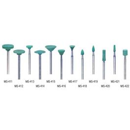 Wells Dental Green Mounted Stones